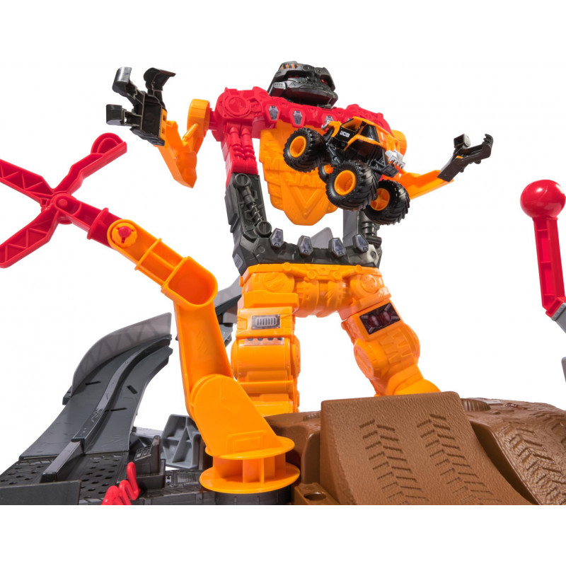 Monster Jam 1:64 Smash & Bash Smashbot Playset - Afterpay