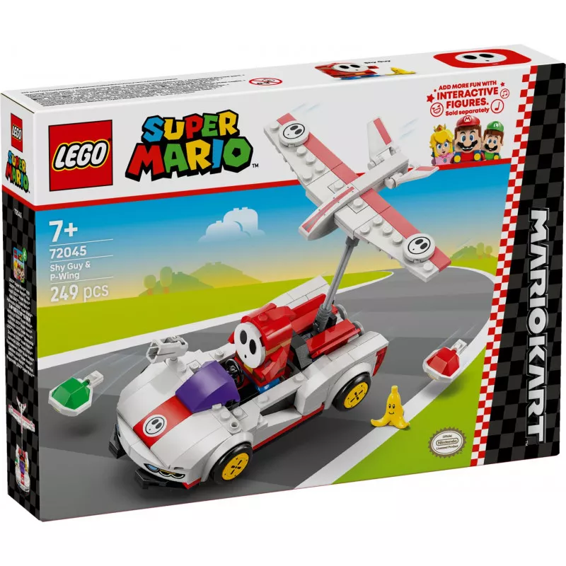 LEGO Super Mario Mario Kart – Shy Guy & P-Wing 72045