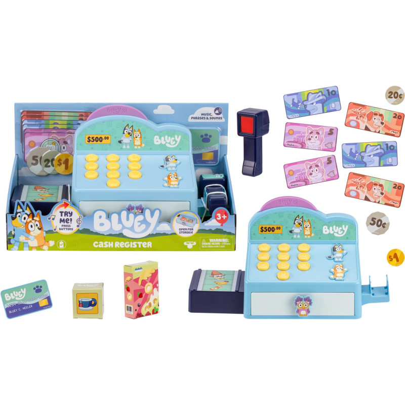 Bluey S10 Role Play Cash Register - Afterpay Available!