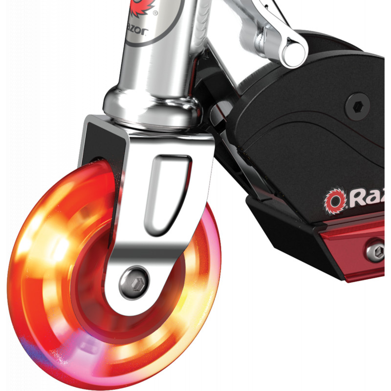 Razor S Scooter Lighted Folding -Red - Afterpay Available!