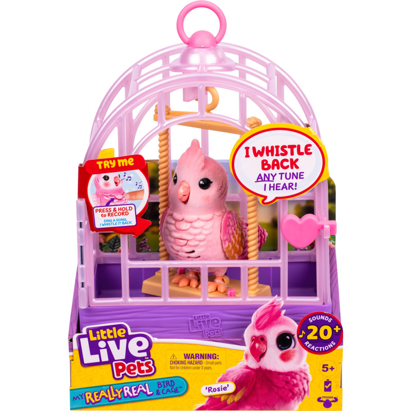 Little Live Pets My Really Real Bird & Cage Asstd