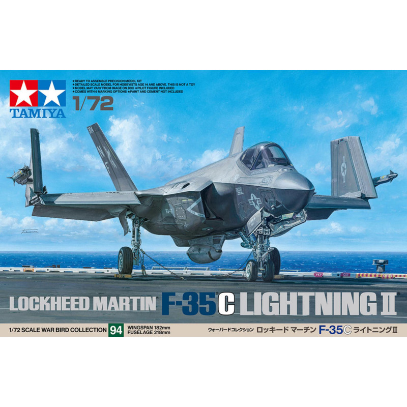 Tamiya 1/72 Lockhead Martin F-35C Lighting Ii - Afterpay