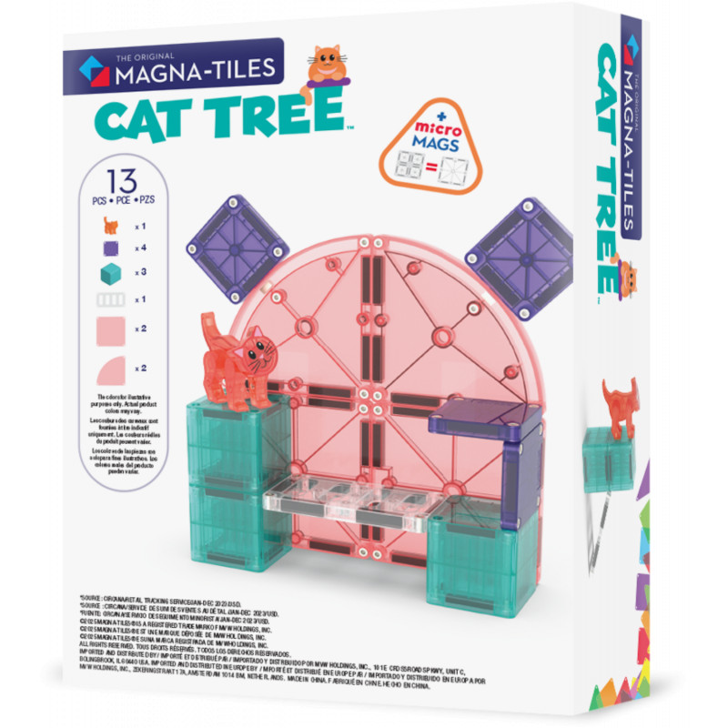 Magna-Tiles - Cat Tree - 13 Piece - Afterpay Available!