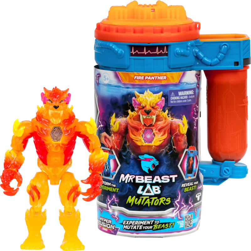 MrBeast Lab Mutators S3 Mutation Chamber Flame Claw Panther