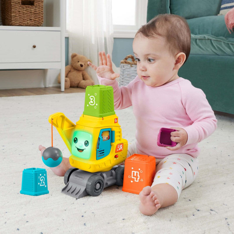 Fisher Price Count & Stack Crane - Afterpay Available!