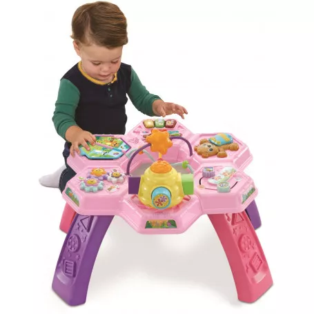 Vtech Busy Bee Activity Table Pink - Afterpay Available!