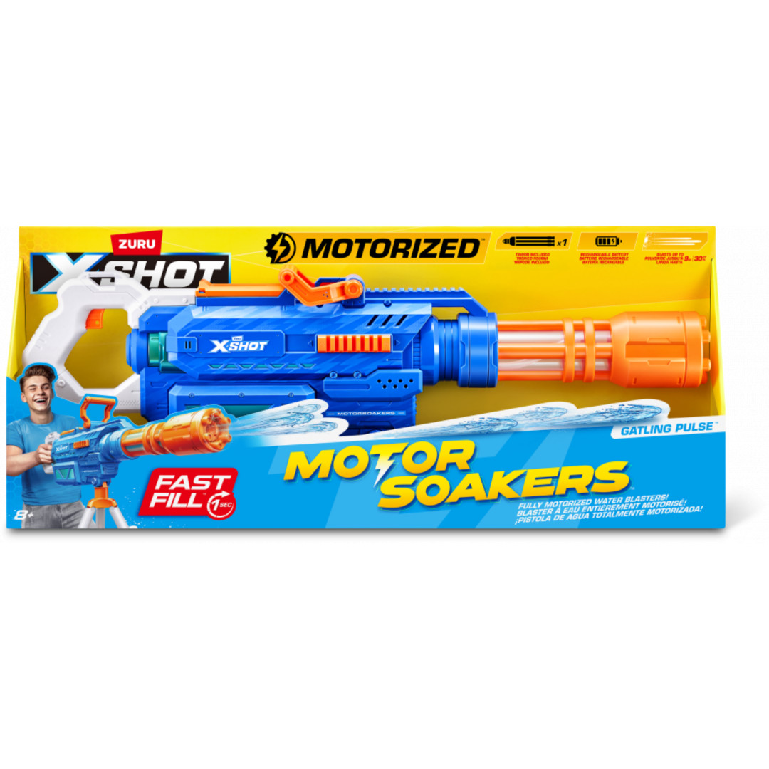 Zuru XShot Fast Fill Motor Soakers - Gatling - Afterpay