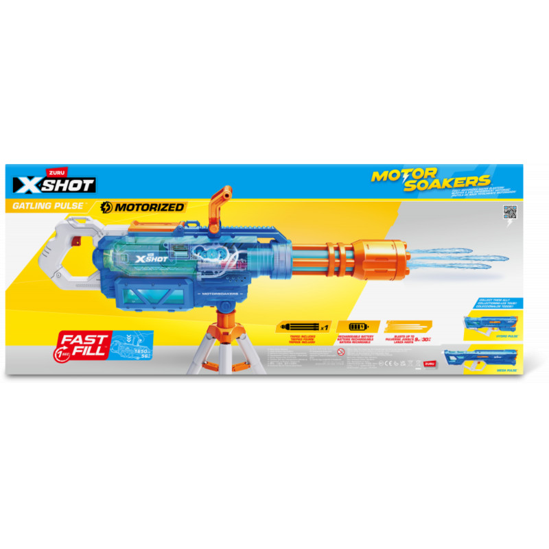 Zuru XShot Fast Fill Motor Soakers - Gatling - Afterpay