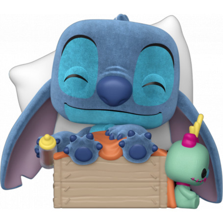 Lilo & Stitch - Sleeping Stitch in Box (Flocked) Pop!