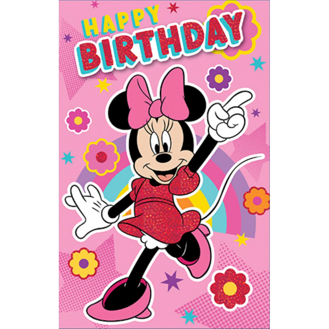 Disney Minnie Rainbow Card - Afterpay Available!