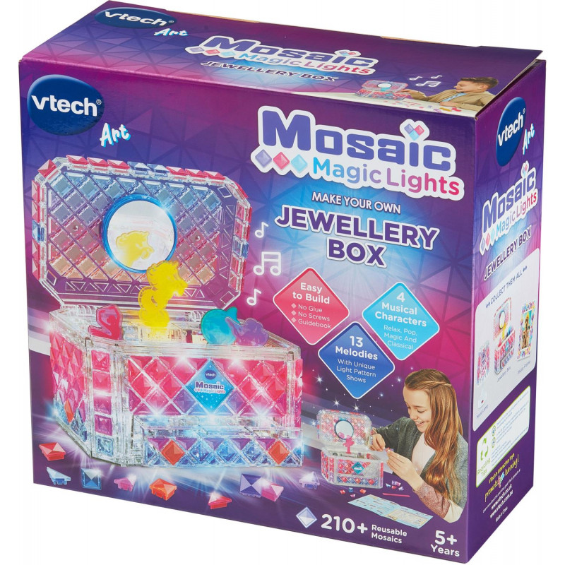 VTech Mosaic Magic Lights Jewellery Box - Afterpay