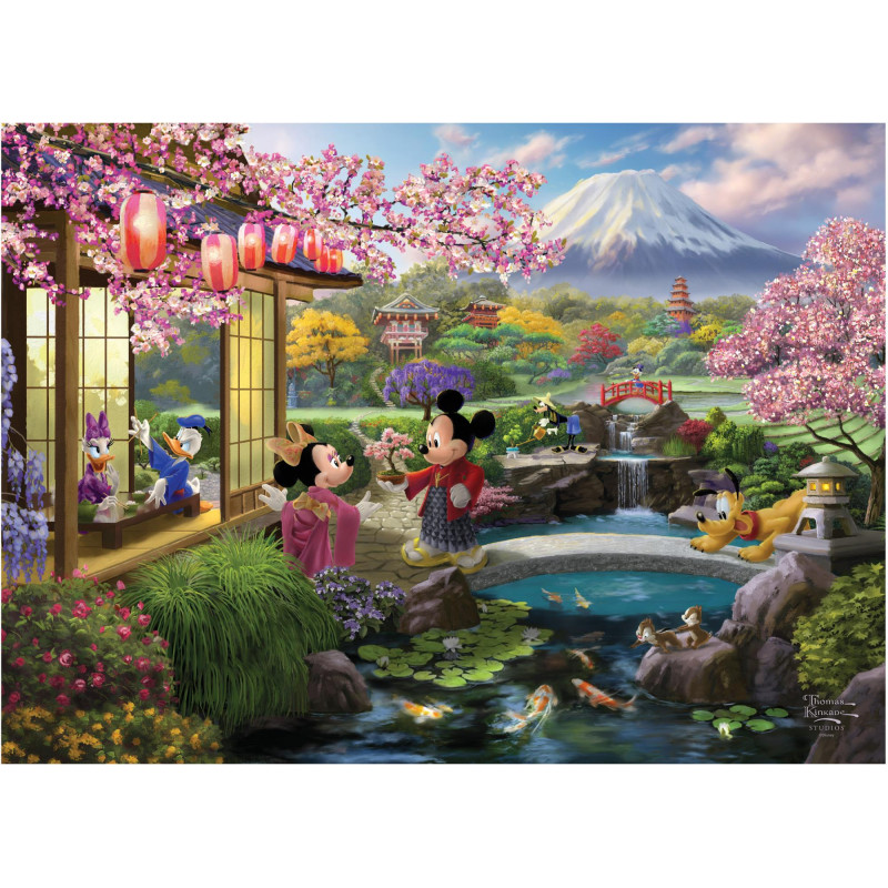 Harlington Thomas Kinkade 1000pce Puzzle - Disney: Mickey