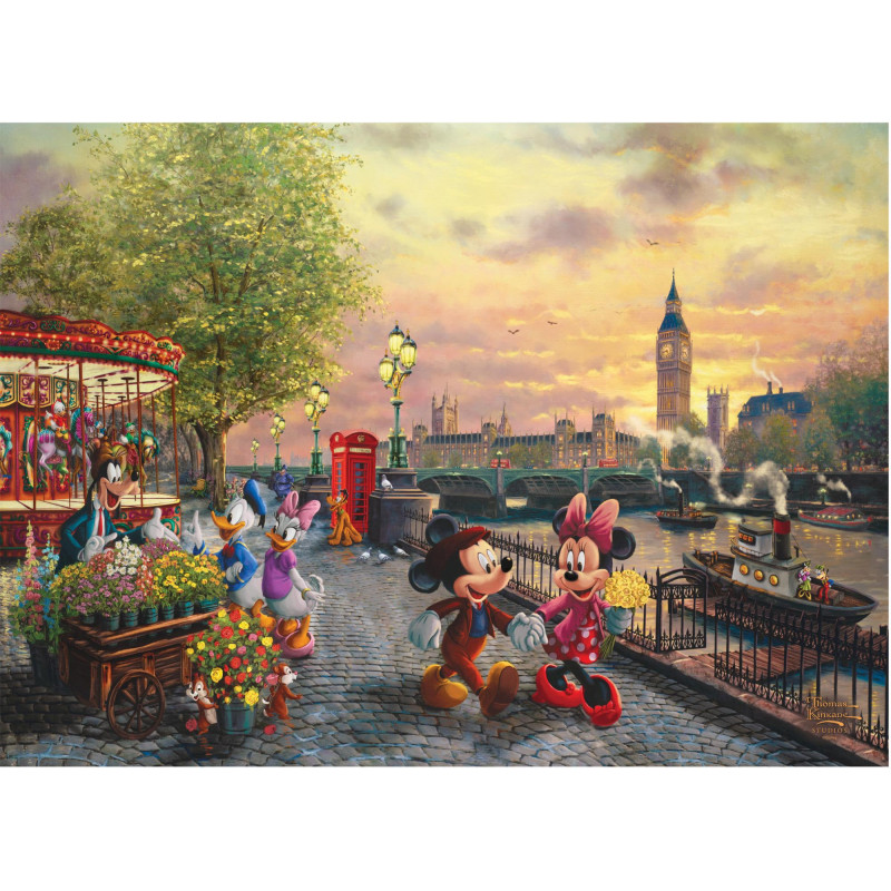 Harlington Thomas Kinkade 1000Pce Puzzle - Disney: Mickey