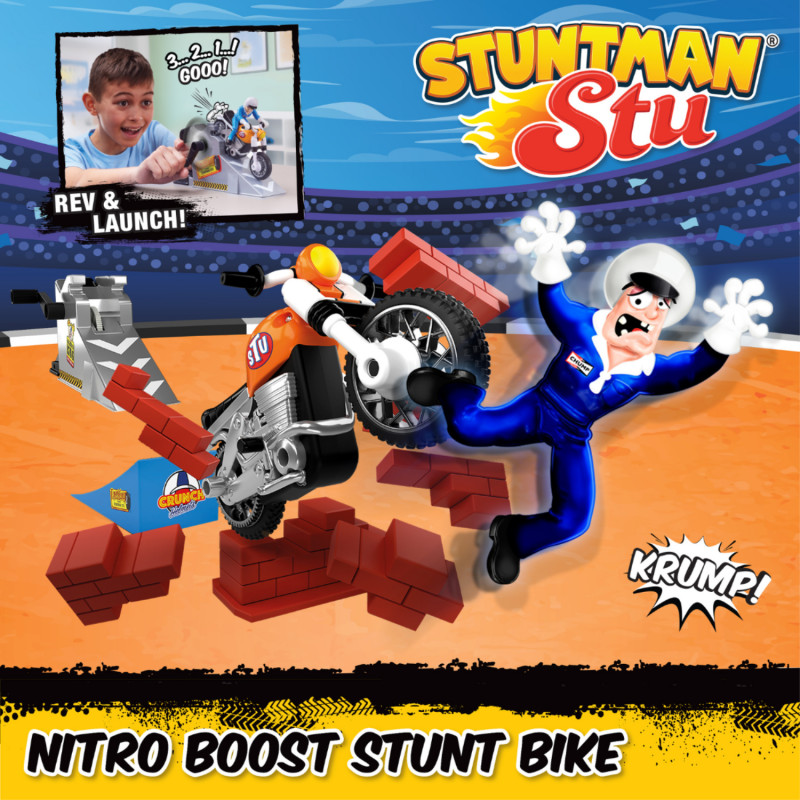 Stuntman Stu Nitro Boost Stunt Bike - Afterpay Available!