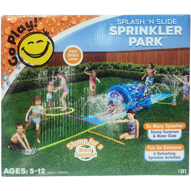 Go Play! Splash 'n Slide Sprinkler Park - Afterpay