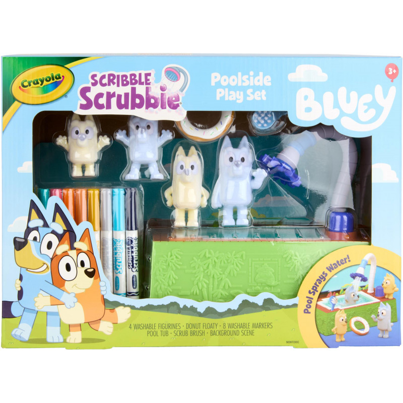 Crayola Scribble Scrubbie™ Bluey Poolside Playset