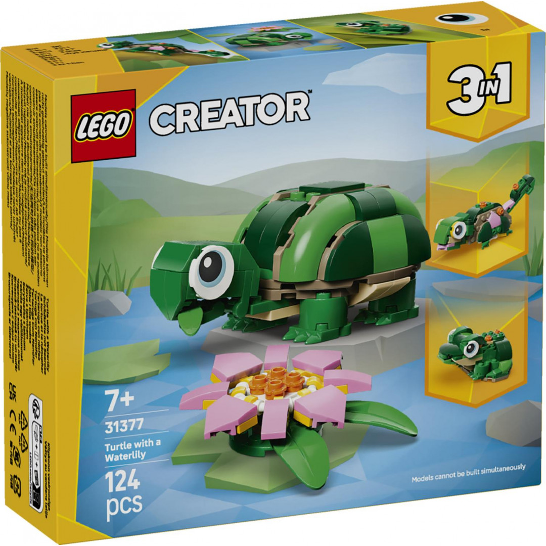 LEGO LEGO Creator Turtle with a Water Lily Flower 31377