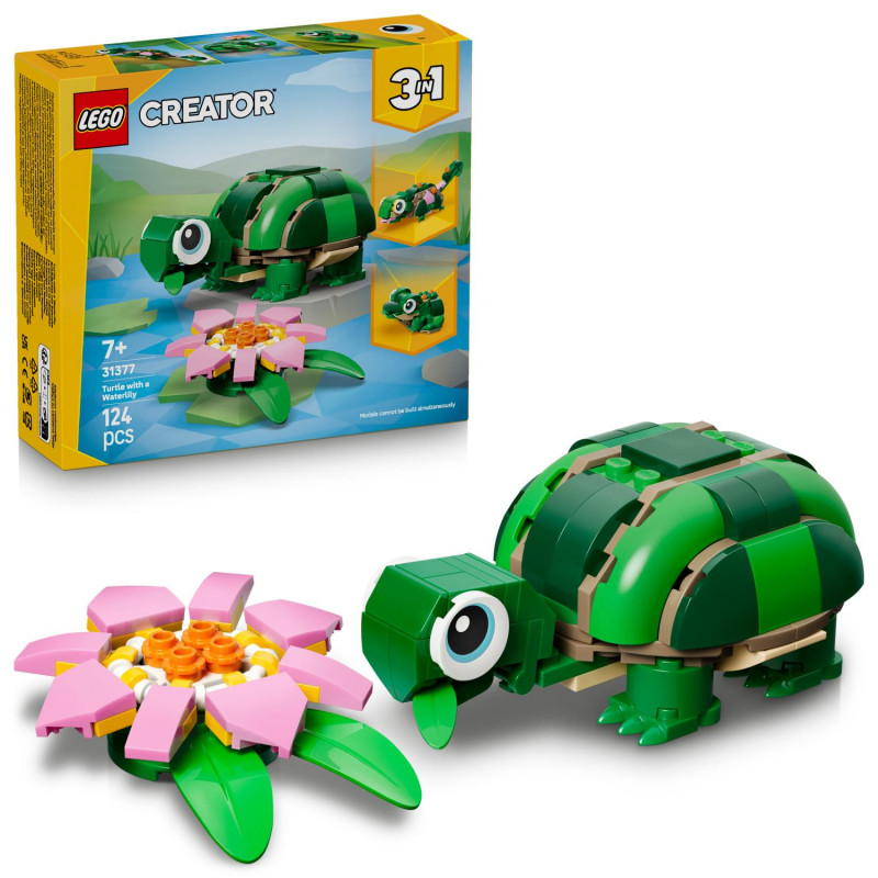 LEGO LEGO Creator Turtle with a Water Lily Flower 31377