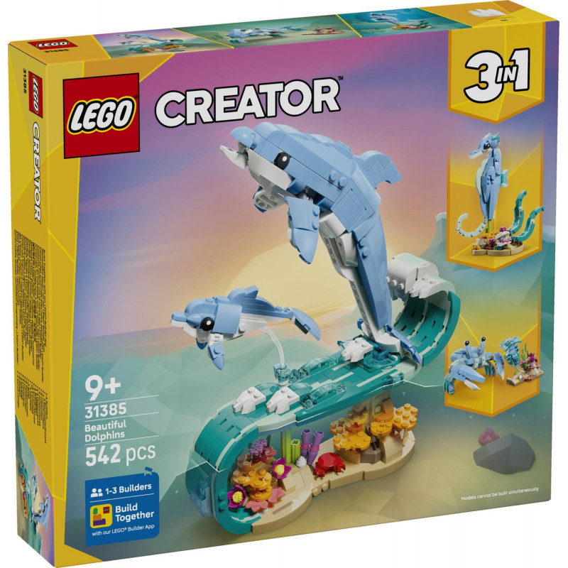 LEGO LEGO Creator Sea Animals: Beautiful Dolphins 31385