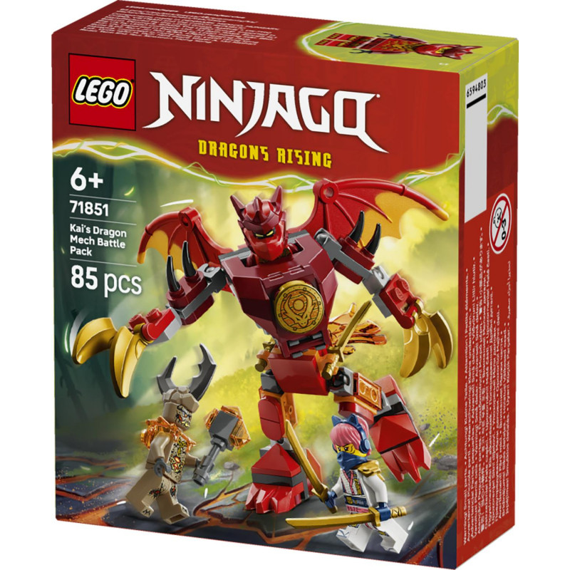 LEGO Ninjago Kai's Dragon Mech Battle Pack 71851 - Afterpay