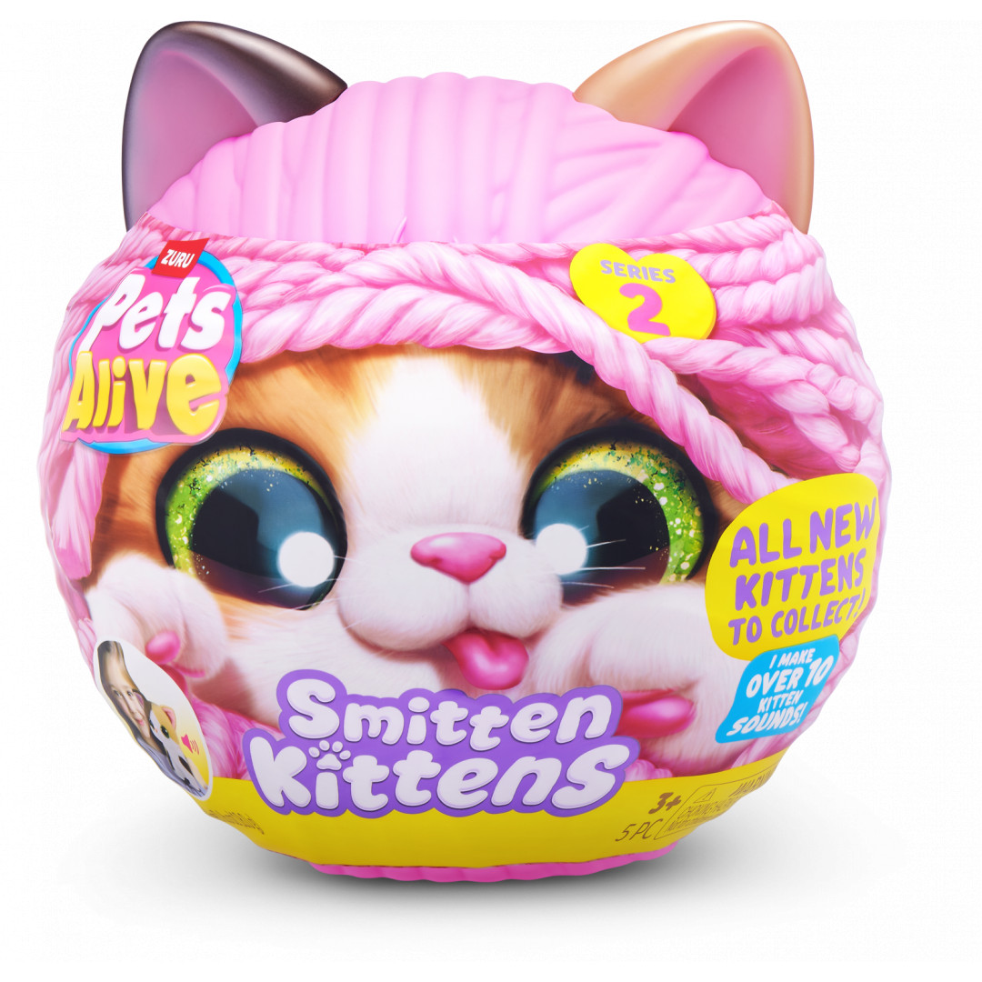 Zuru Pet's Alive Smitten Kittens Interactive Plush Series 2