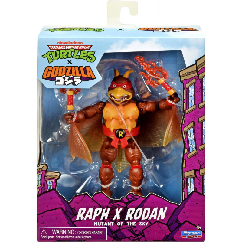Teenage Mutamt Ninja Turtles X Godzilla Figures Assorted