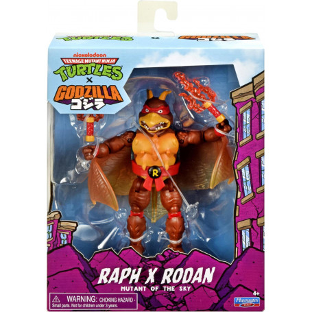 Teenage Mutamt Ninja Turtles X Godzilla Figures Assorted