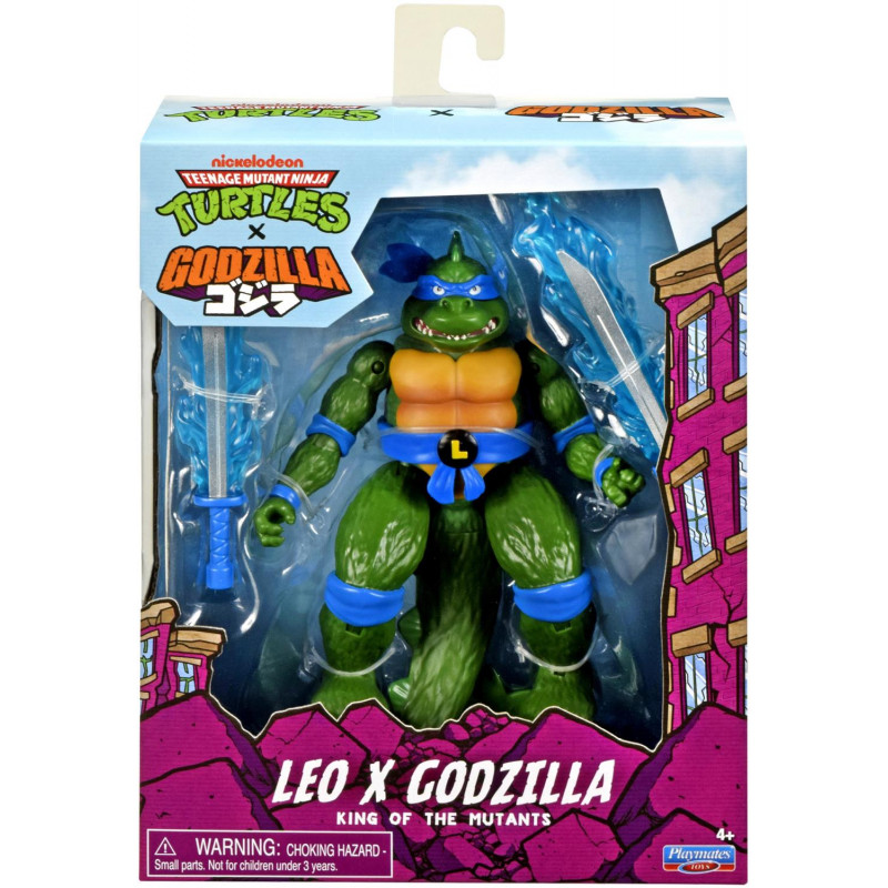 Teenage Mutamt Ninja Turtles X Godzilla Figures Assorted