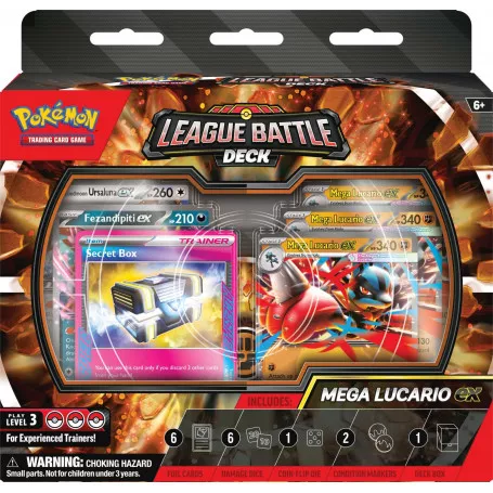 Pokemon Tcg: Mega Lucario Ex League Battle Deck Assorted