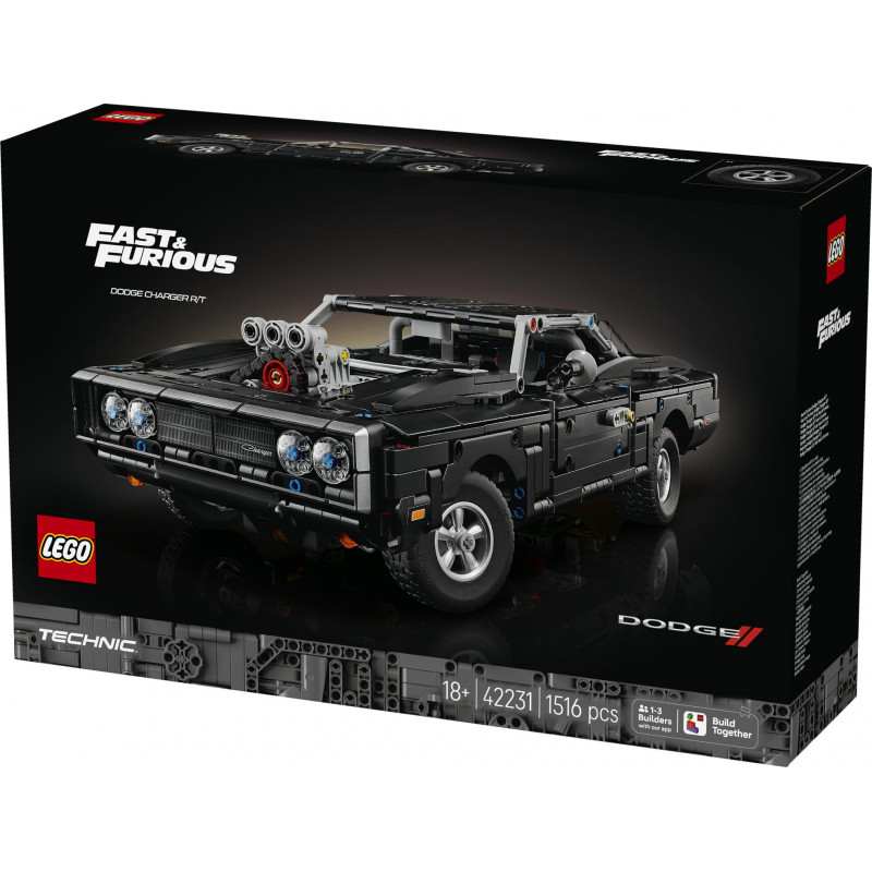 LEGO Technic Fast and Furious Dodge Charger R/T Car 42231
