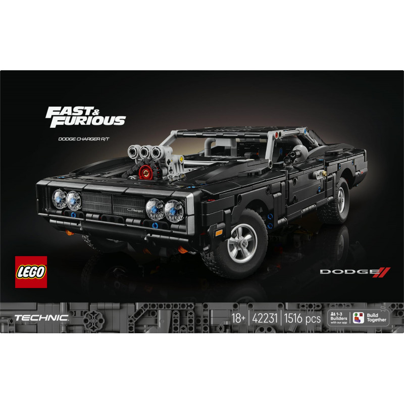 LEGO Technic Fast and Furious Dodge Charger R/T Car 42231