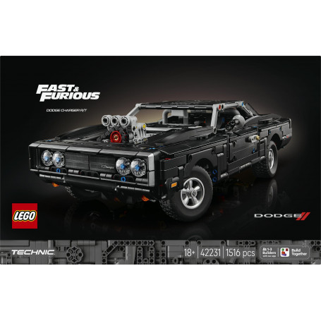LEGO Technic Fast and Furious Dodge Charger R/T Car 42231
