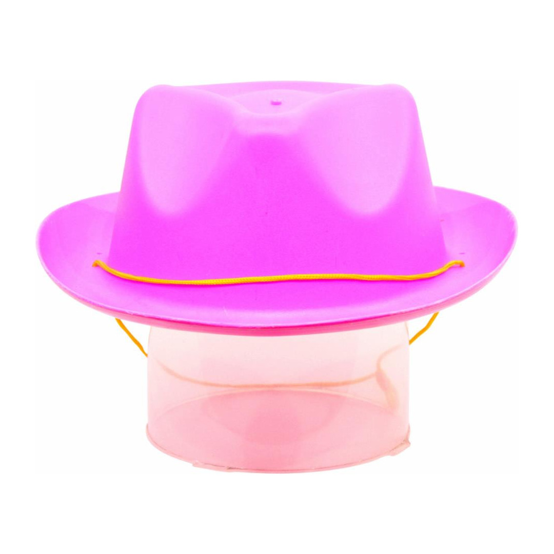 Cowboy Hat Pink Plastic - Afterpay Available!