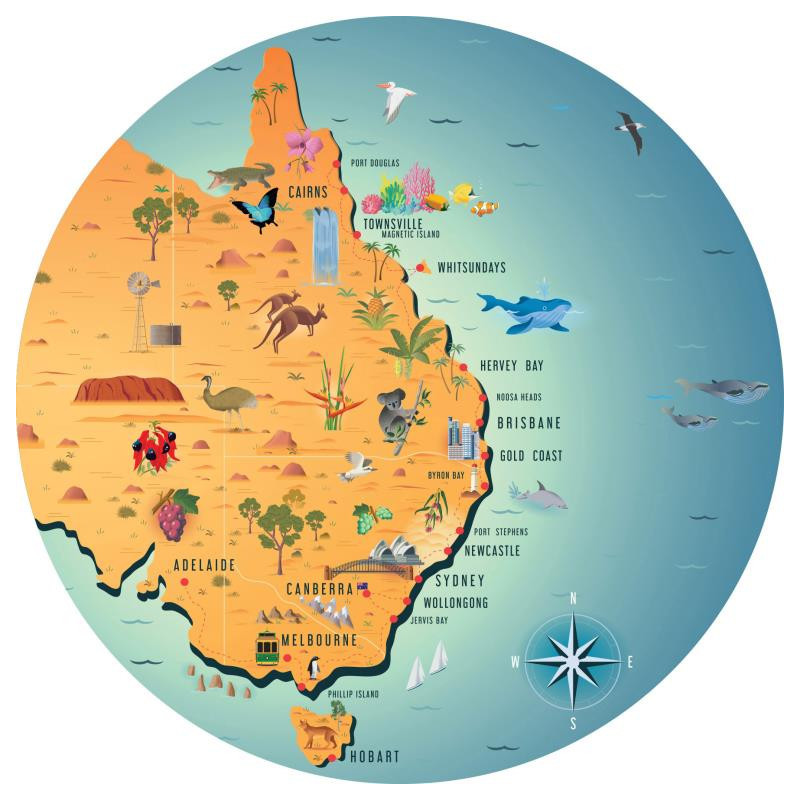 The Australian Collection Jigsaw Puzzle- Assorted | Mr Toys