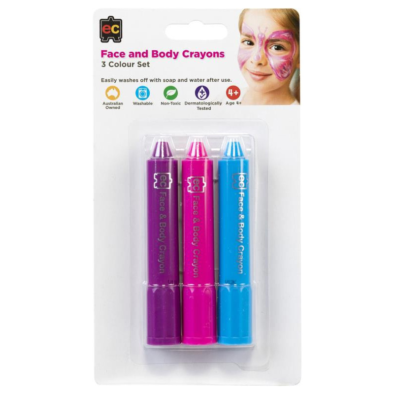 Face And Body Crayons Set Of 3 - Afterpay Available!