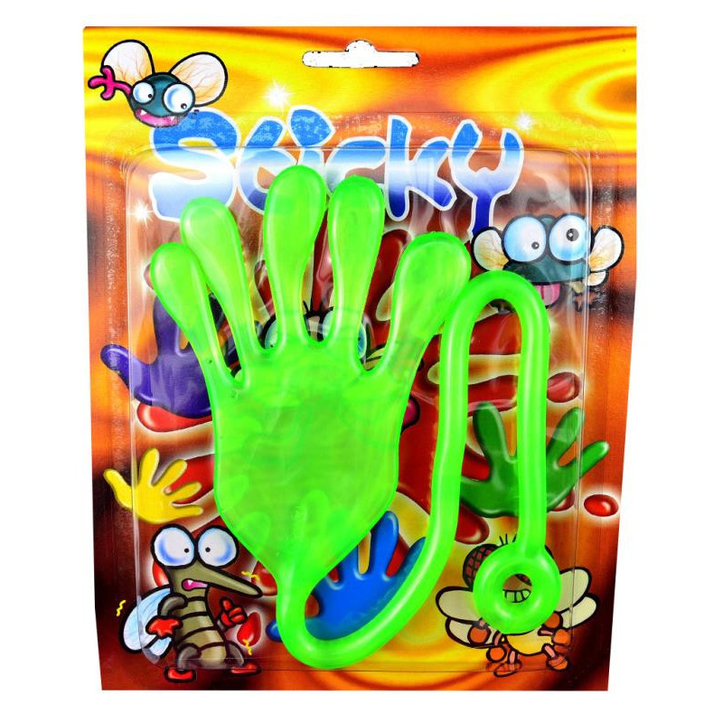 Large Sticky Hand Carded 34cm- Assorted - Afterpay