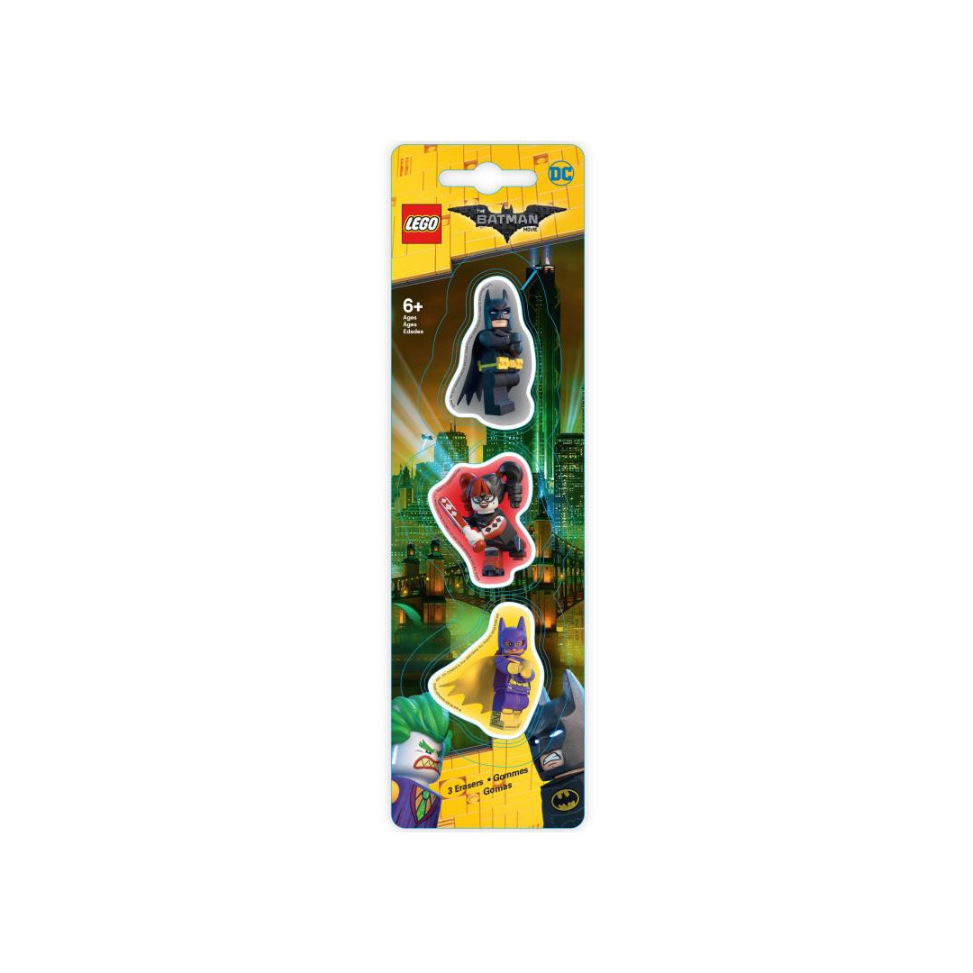 Lego Batman Movie 3 Pack Erasers Afterpay Available