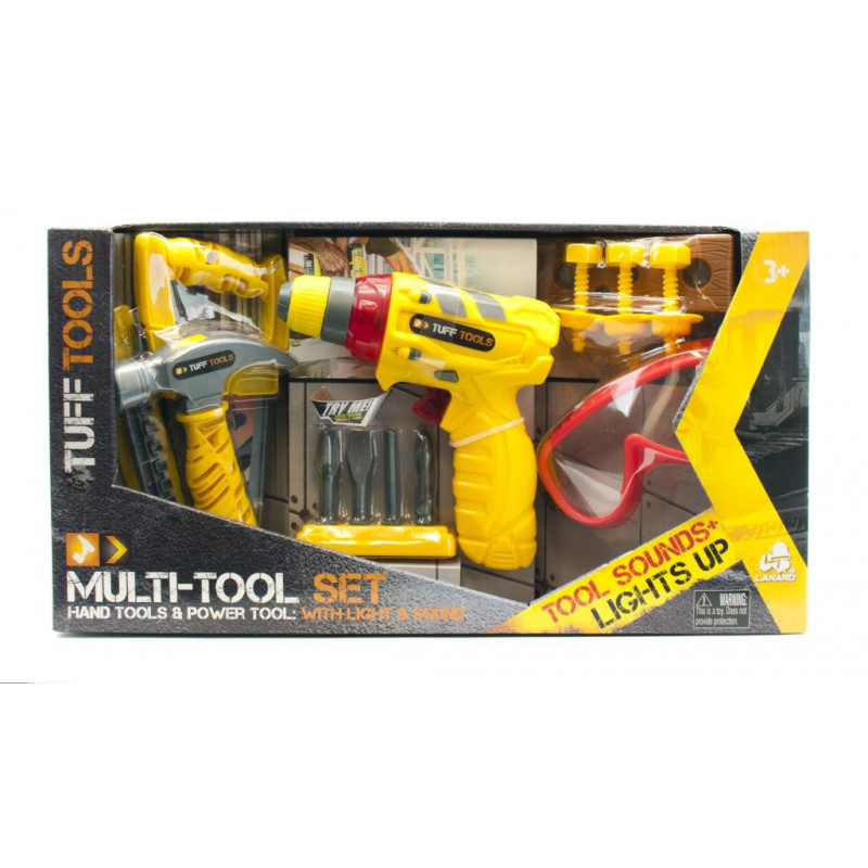 Tuff Tools Multi-Tool Set L & S - 2 Styles Assorted | Mr Toys
