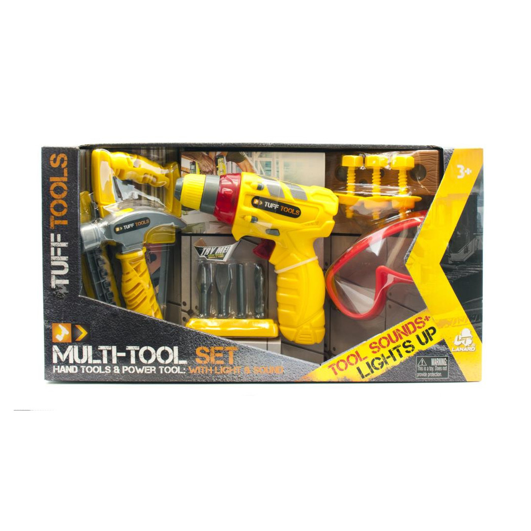 Tuff Tools Multi-Tool Set L & S - 2 Styles Assorted | Mr Toys
