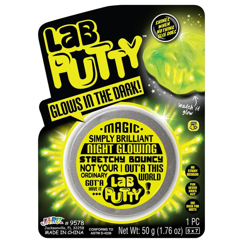 Ja-Ru Lab Putty Glow In Dark - Afterpay Available!
