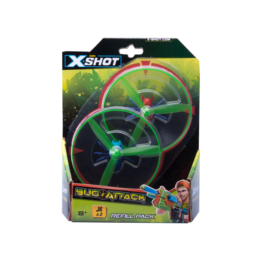 X-Shot Bug Attack Flying Bugs 2Pk Refill - Afterpay