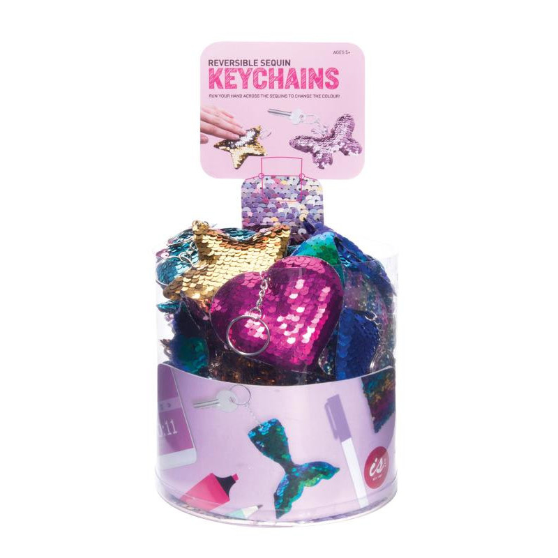 Reversible Sequin Keychains- Assorted | Mr Toys Toyworld