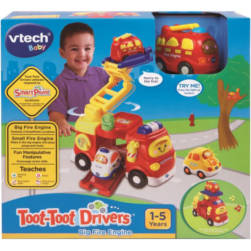 VTech Toot-Toot Drivers Big Fire Engine - Afterpay