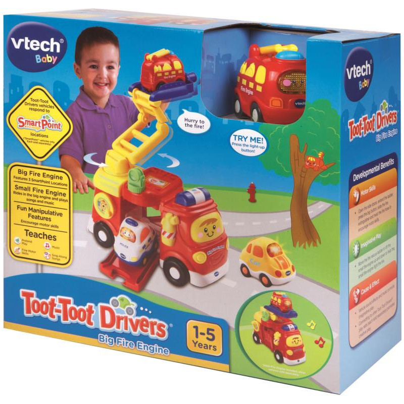 VTech Toot-Toot Drivers Big Fire Engine - Afterpay