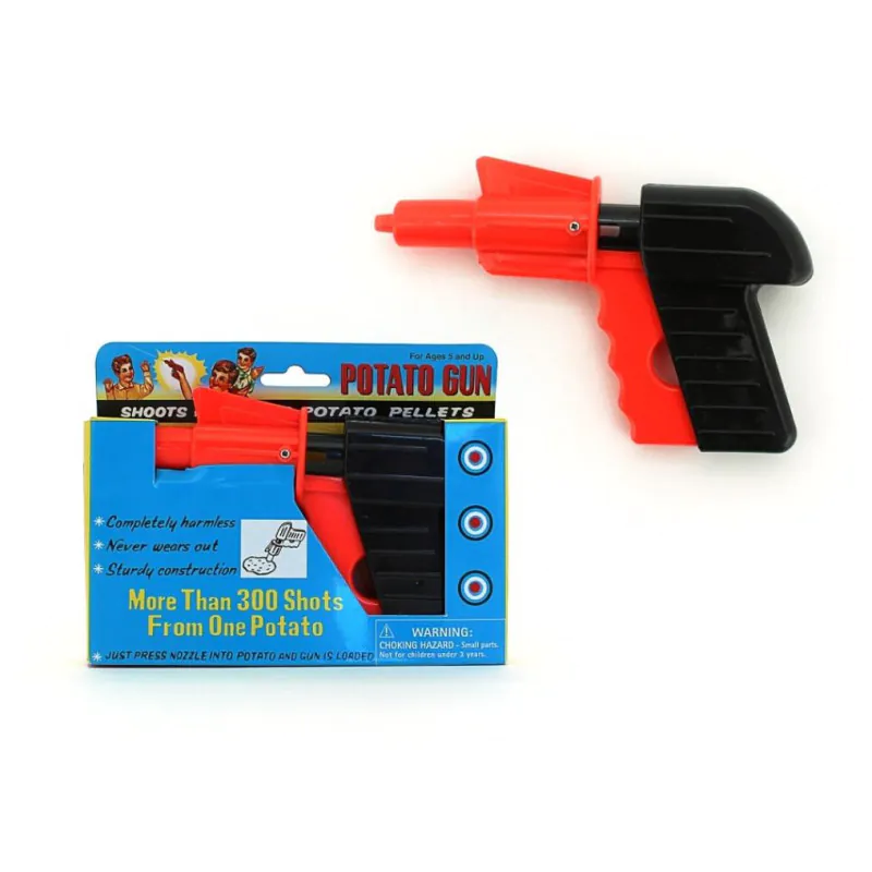 Plastic Potato Gun In Colour Box - Shop Now!