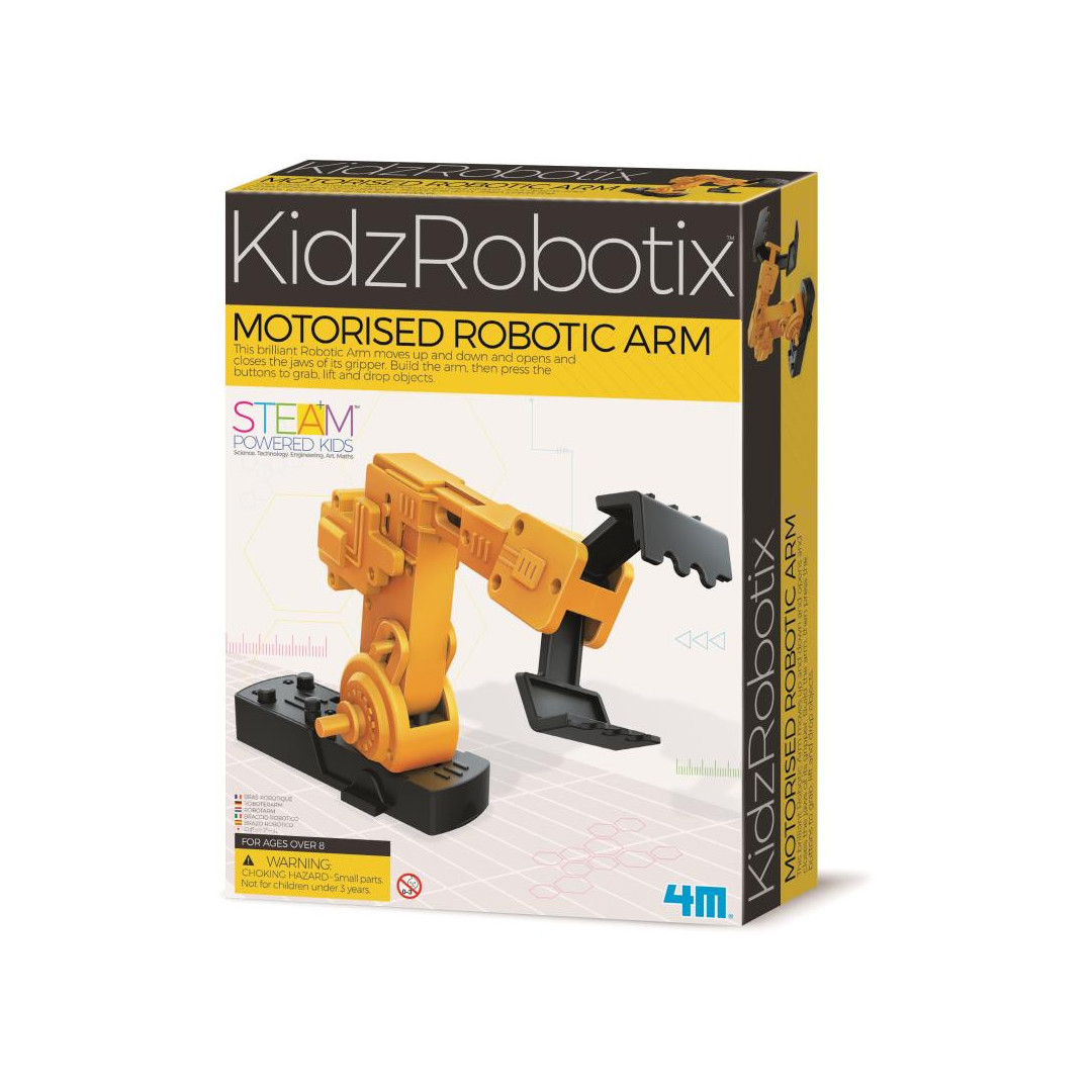 4M - Kidzrobotix - Motorised Robotic Arm | Mr Toys Toyworld