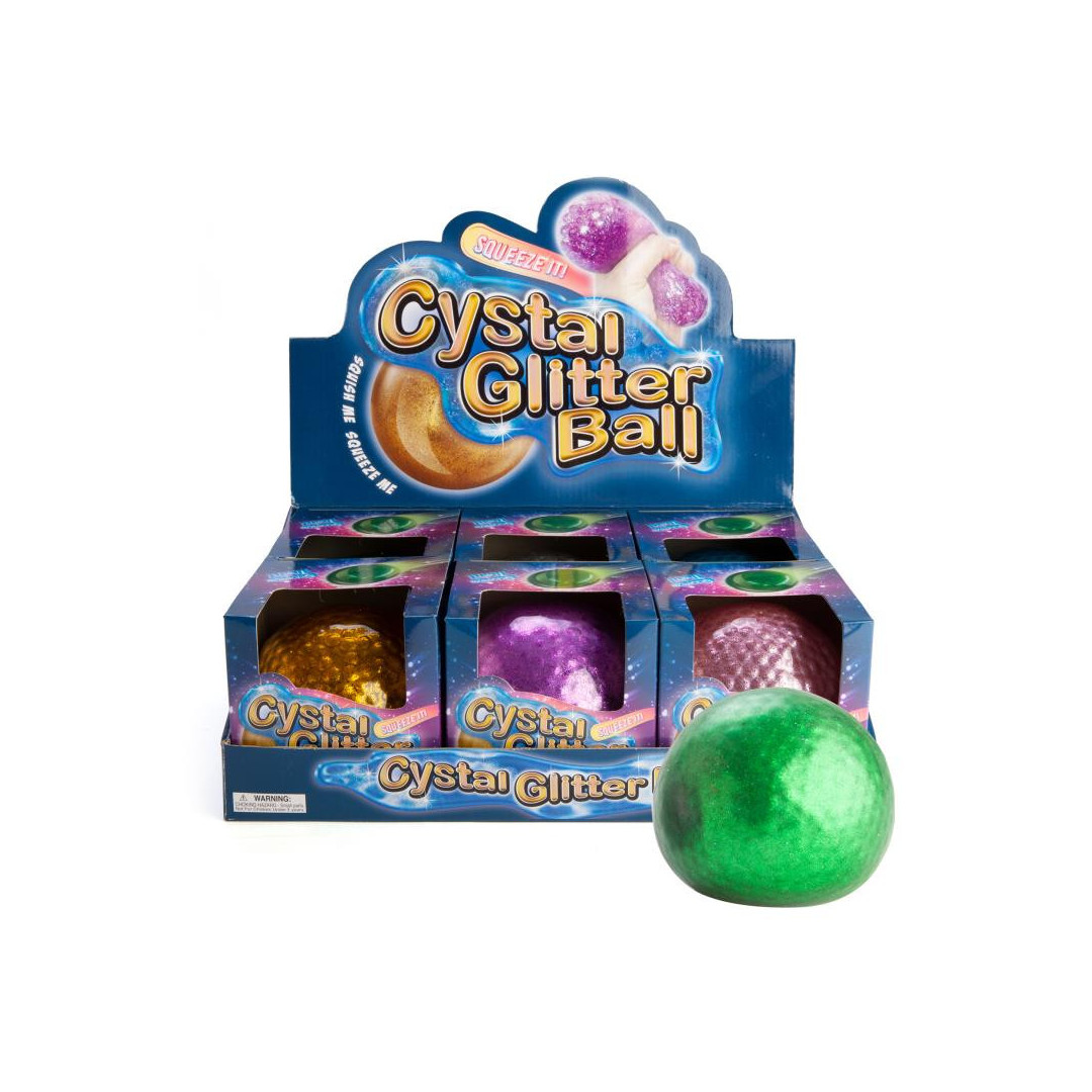 Jumbo Squishy Bubble Ball Glitter - Assorted - Shop Now!