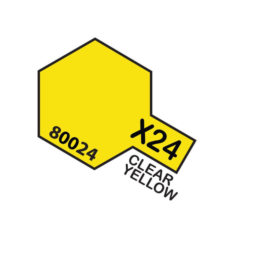 Tamiya X24 Enamel Clear Yellow | Mr Toys Toyworld