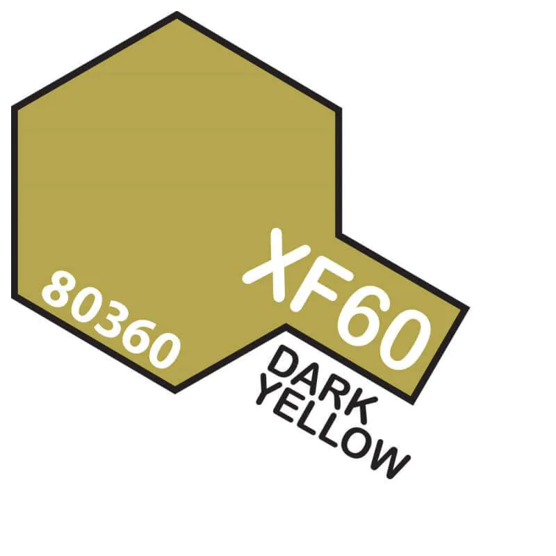 Tamiya XF60 Enamel Drk Yellow - Afterpay Available!
