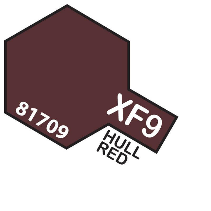 Tamiya Mini Acrylic XF-9 Hull Red - Afterpay Available!